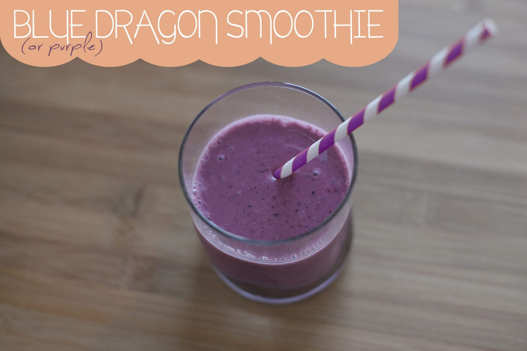 KitchenWise:: Blue Dragon Smoothie - Fresh Mommy Blog