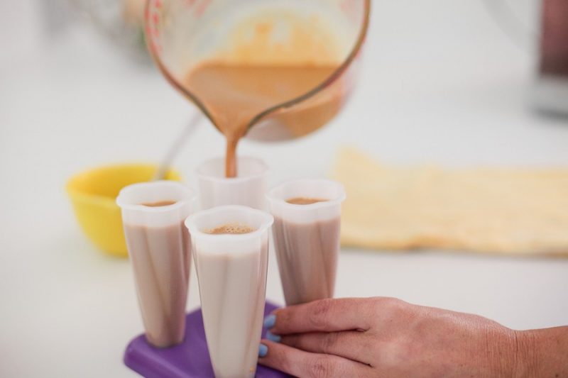 Dulce de Leche iced coffee and popsicles