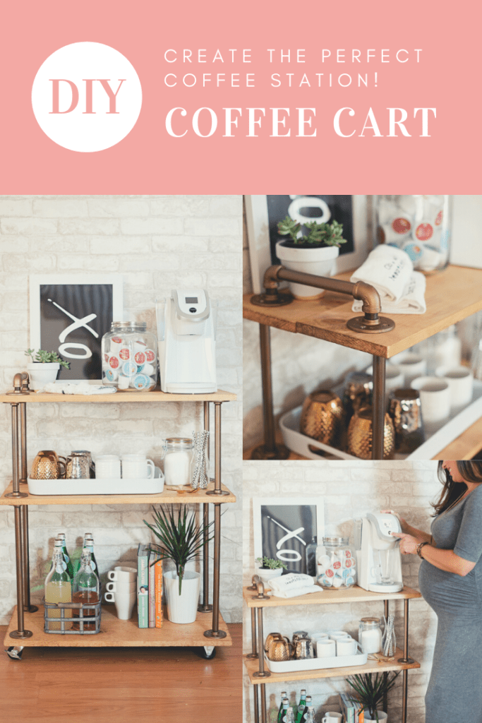 The Perfect Coffee Station with a DIY Coffee Bar Cart - Fresh Mommy Blog