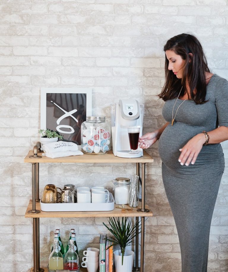 The Perfect Coffee Station with a DIY Coffee Bar Cart - Fresh Mommy Blog