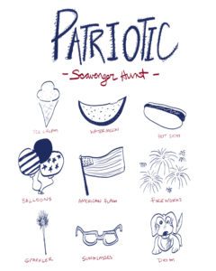 Kid Approved Patriotic Trail Mix + Scavenger Hunt Printable - Fresh ...