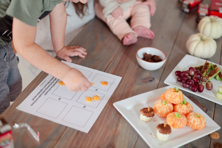 Not-So-Spooky Snacks and FREE Math Printable Download - Fresh Mommy Blog