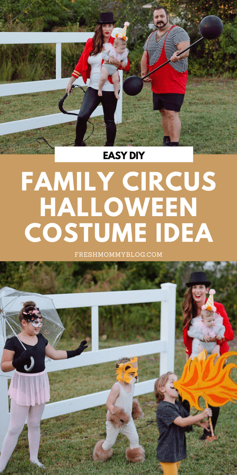 A DIY Circus Family Costume - Fresh Mommy Blog