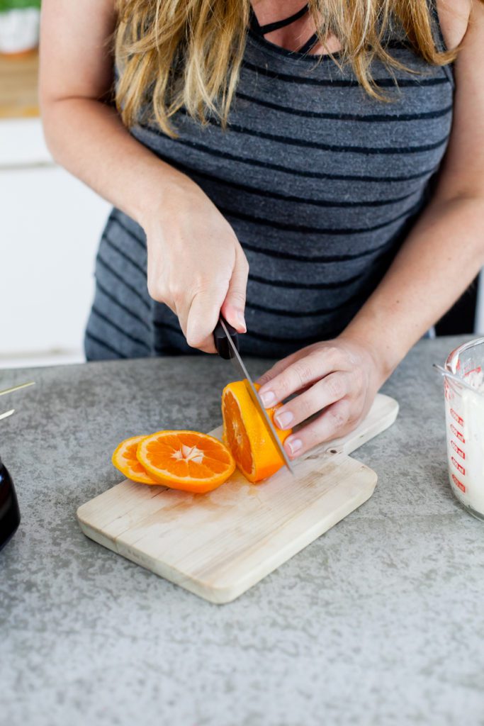 Waffle Dogs on a Stick with Orange Maple Glaze - Fresh Mommy Blog