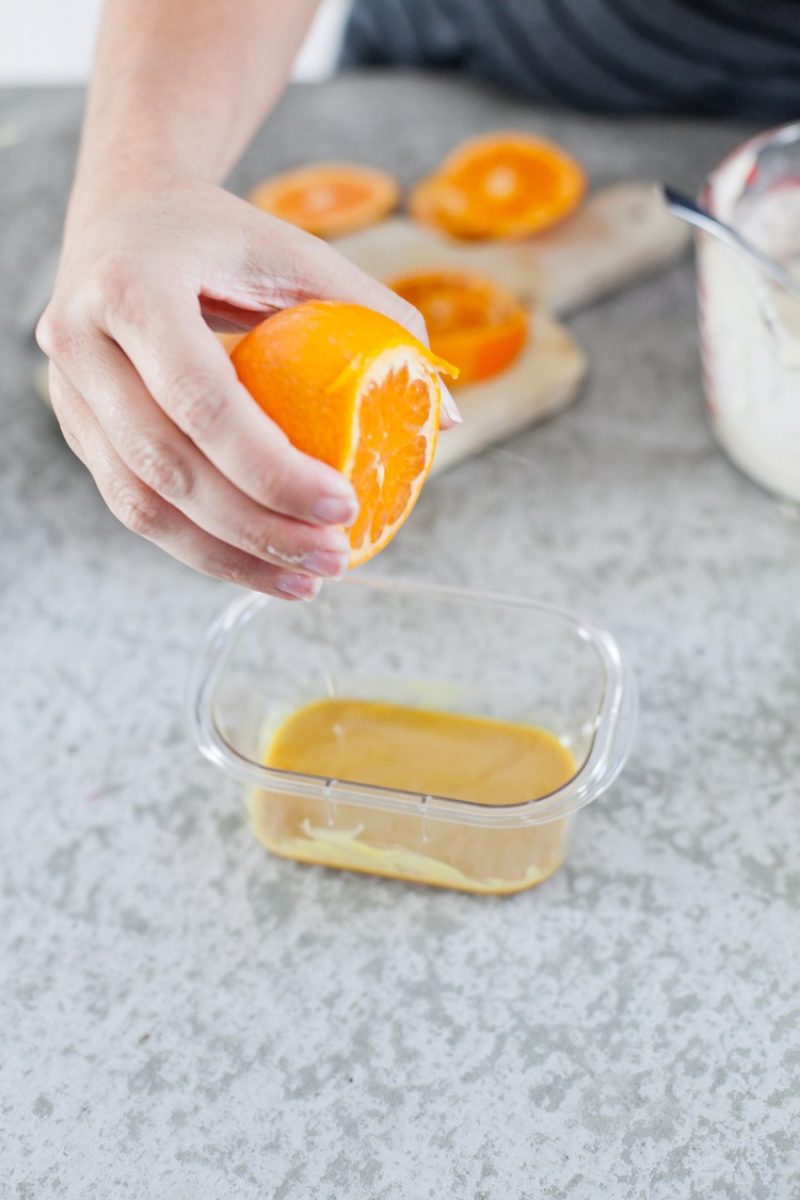 Waffle Dogs on a Stick with Orange Maple Glaze - Fresh Mommy Blog