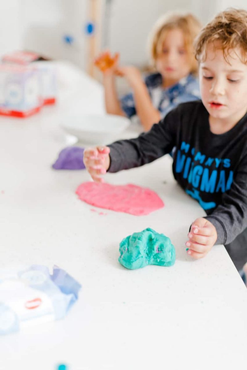 Rainbow Play Dough Cookies Activity + Recipe - Fresh Mommy Blog