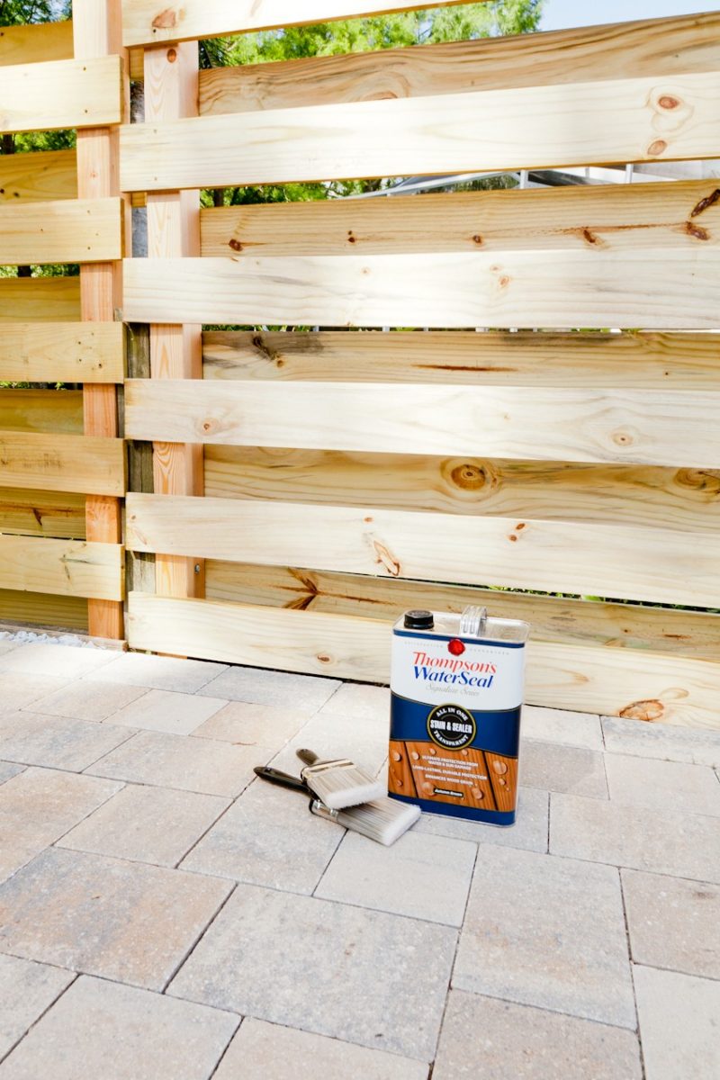 Stunning DIY Horizontal Slat Fence | Lifestyle | Fresh Mommy Blog