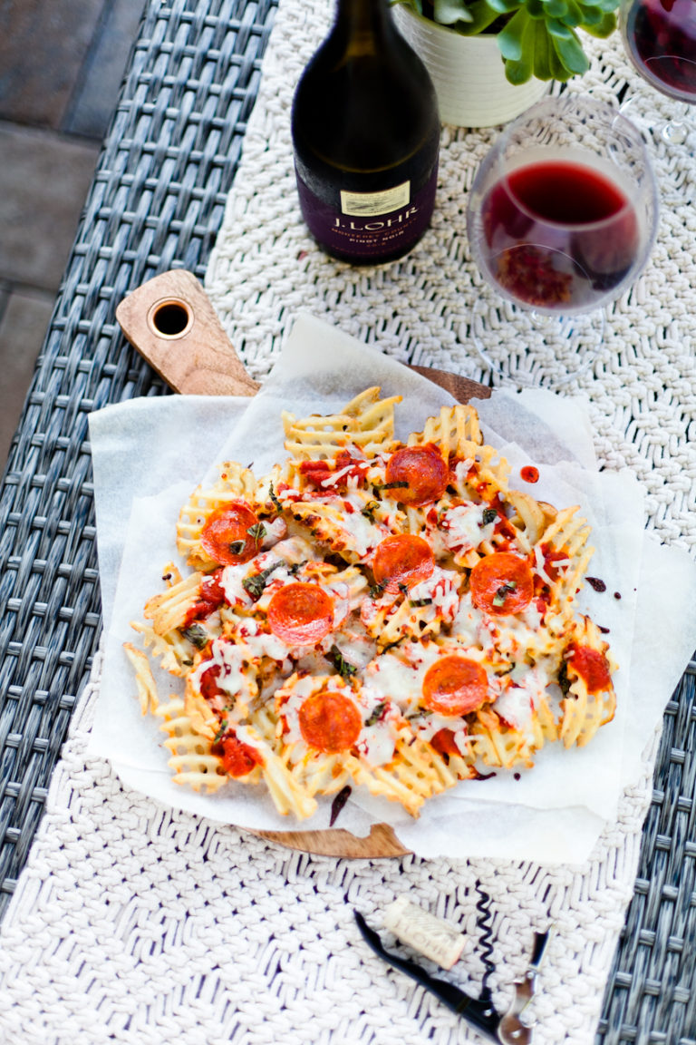 Delicious Pizza Waffle Fries Recipe for Date Night | Fresh Mommy Blog