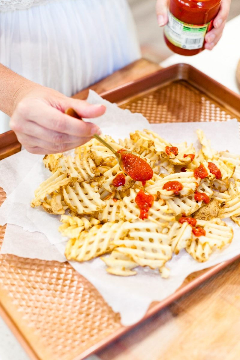 Delicious Pizza Waffle Fries Recipe for Date Night | Fresh Mommy Blog