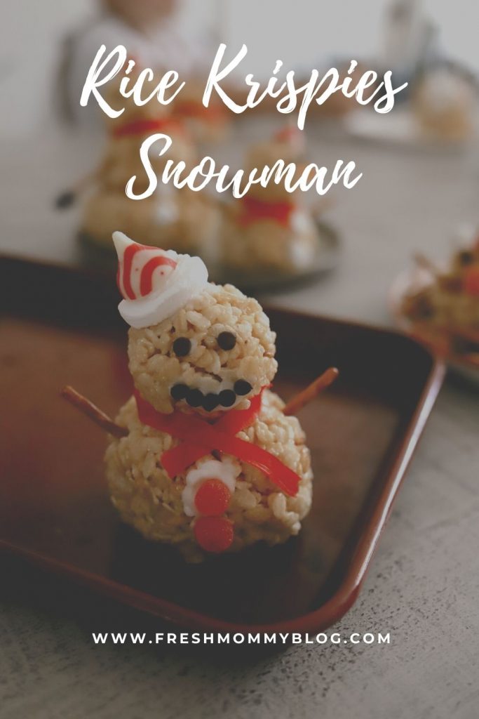 How to Make a Festive Rice Krispies Snowman Christmas Activity