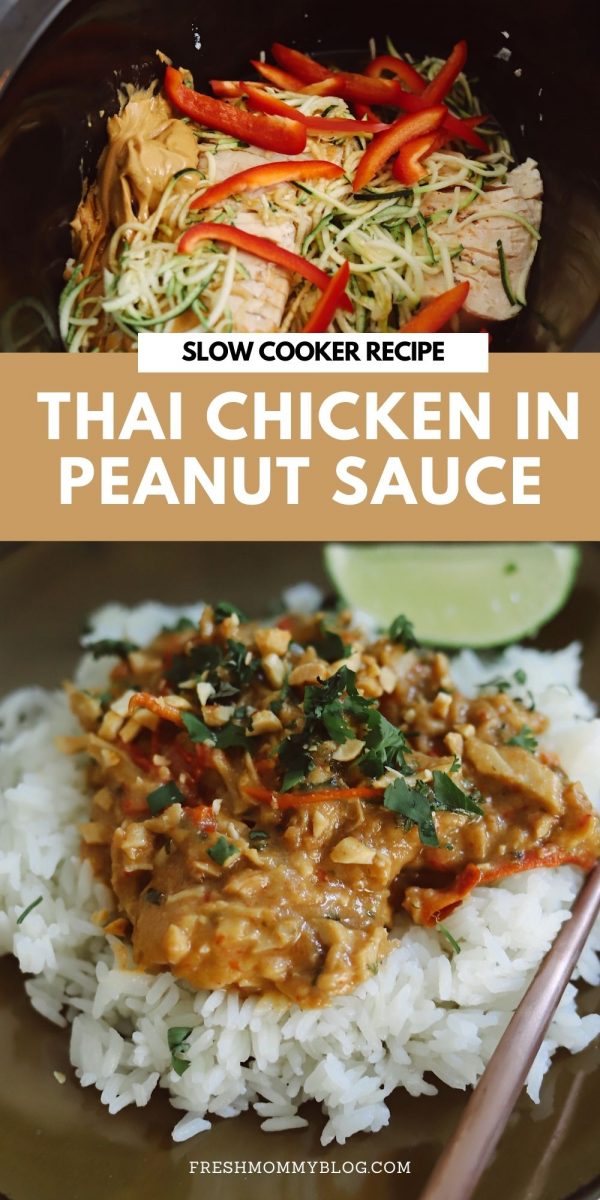 Slow Cooker Thai Chicken | Florida lifestyle | Fresh Mommy Blog