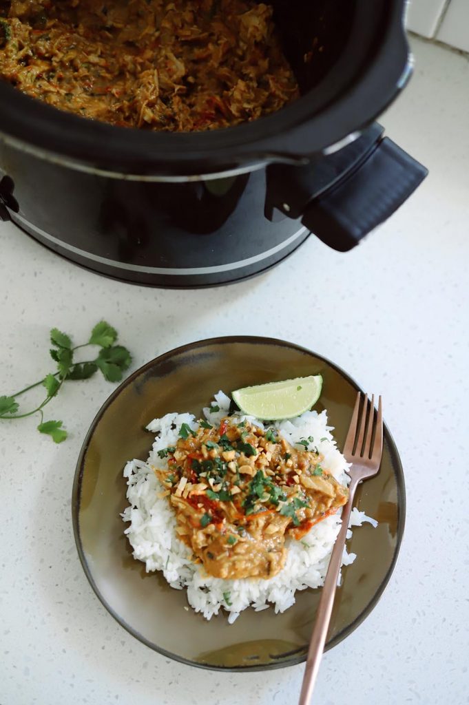 Slow Cooker Thai Chicken | Florida lifestyle | Fresh Mommy Blog