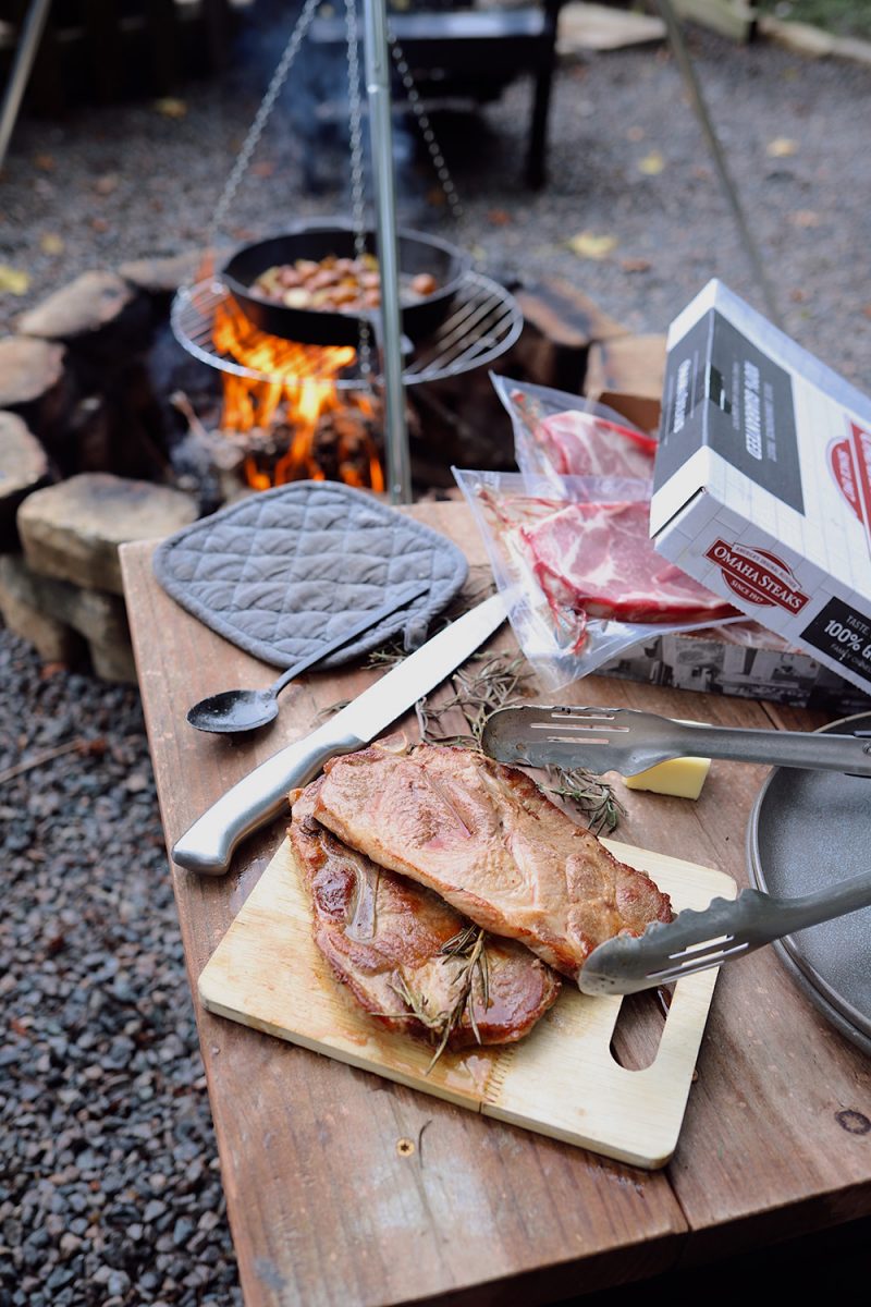 Cast Iron Pork Steak | Campfire Cooking | Fresh Mommy Blog