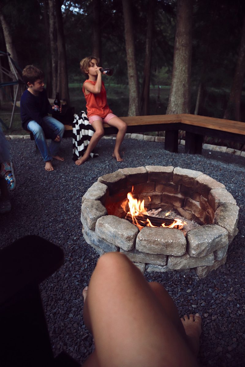 Easy Homemade Fire Pit Tutorial | Fresh Mommy Blog