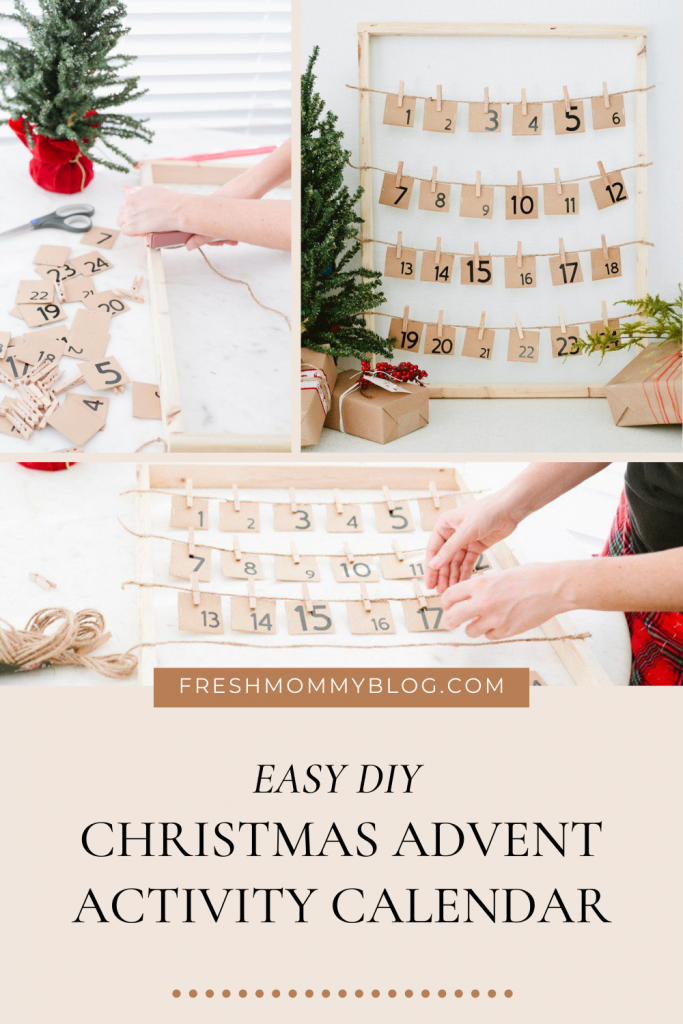 DIY Christmas Advent Calendar - Fresh Mommy