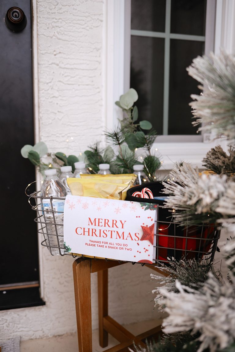 DIY Delivery Driver Snack Basket - Fresh Mommy Blog