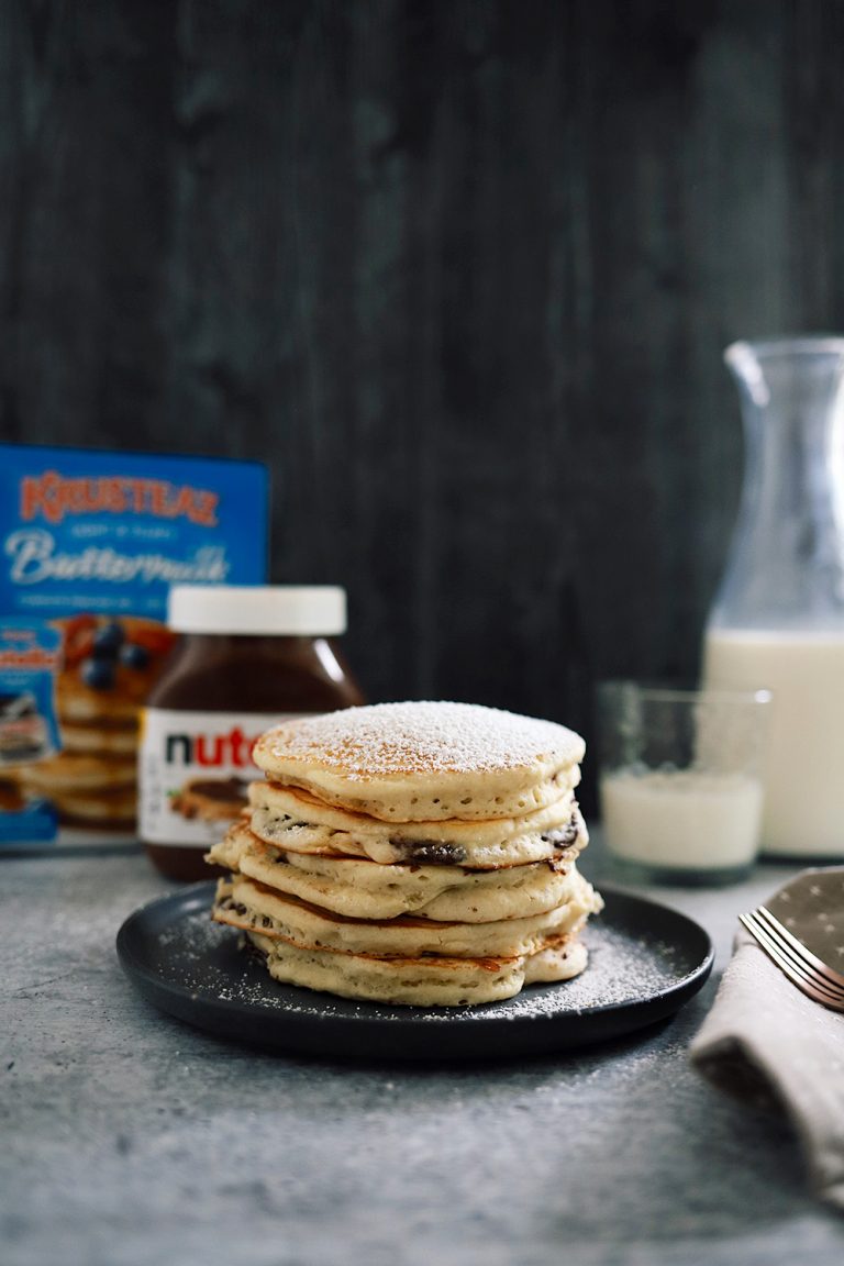 Easy Buttermilk Nutella Pancakes - Fresh Mommy Blog
