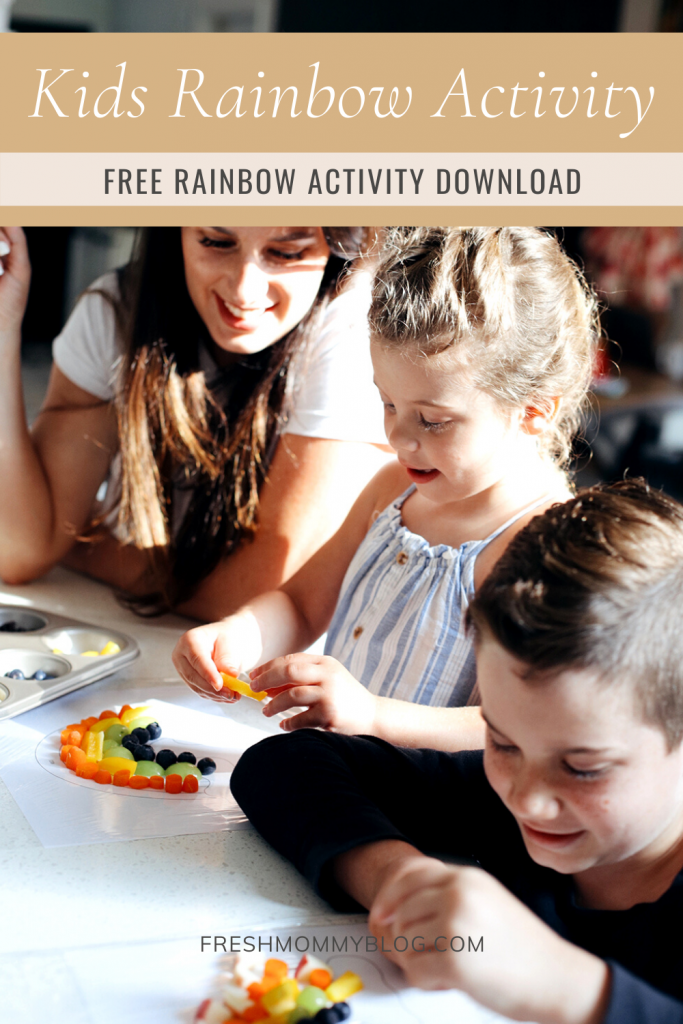 FREE Rainbow Activities for Kids At Home - Fresh Mommy Blog
