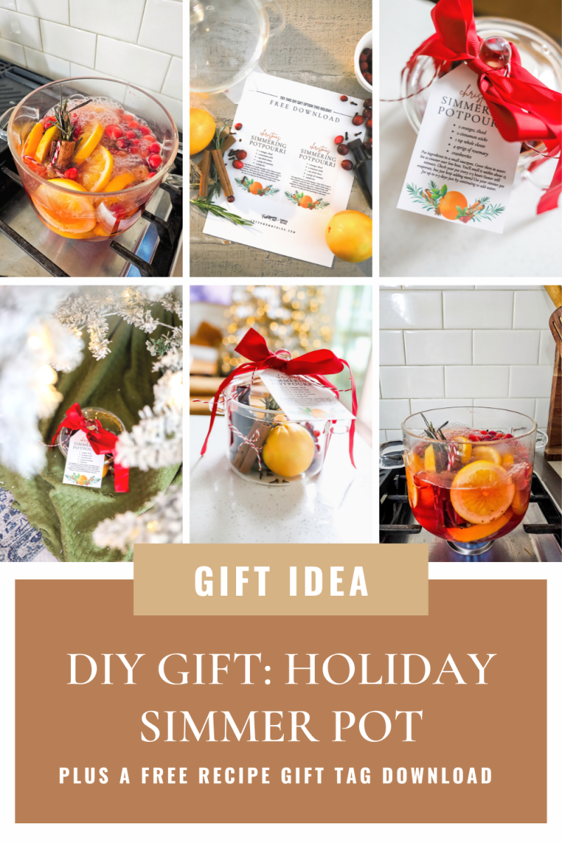 DIY Christmas Simmer Pot Gift Idea + Free Download - Fresh Mommy Blog