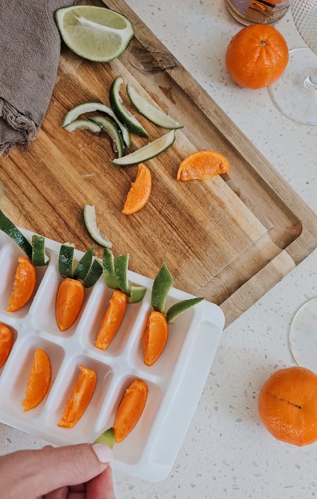 Make Your Own Carrot Ice Cubes for Easter Mimosas! - Fresh Mommy Blog
