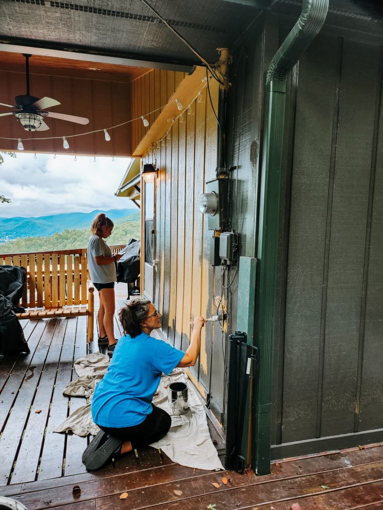 Epic NC Cabin Exterior Makeover: Before & After - Fresh Mommy Blog
