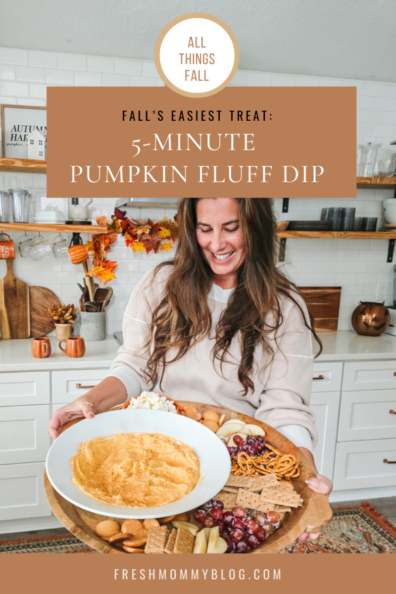 Fall's Easiest Treat: 5-Minute Pumpkin Fluff Dip - Fresh Mommy Blog