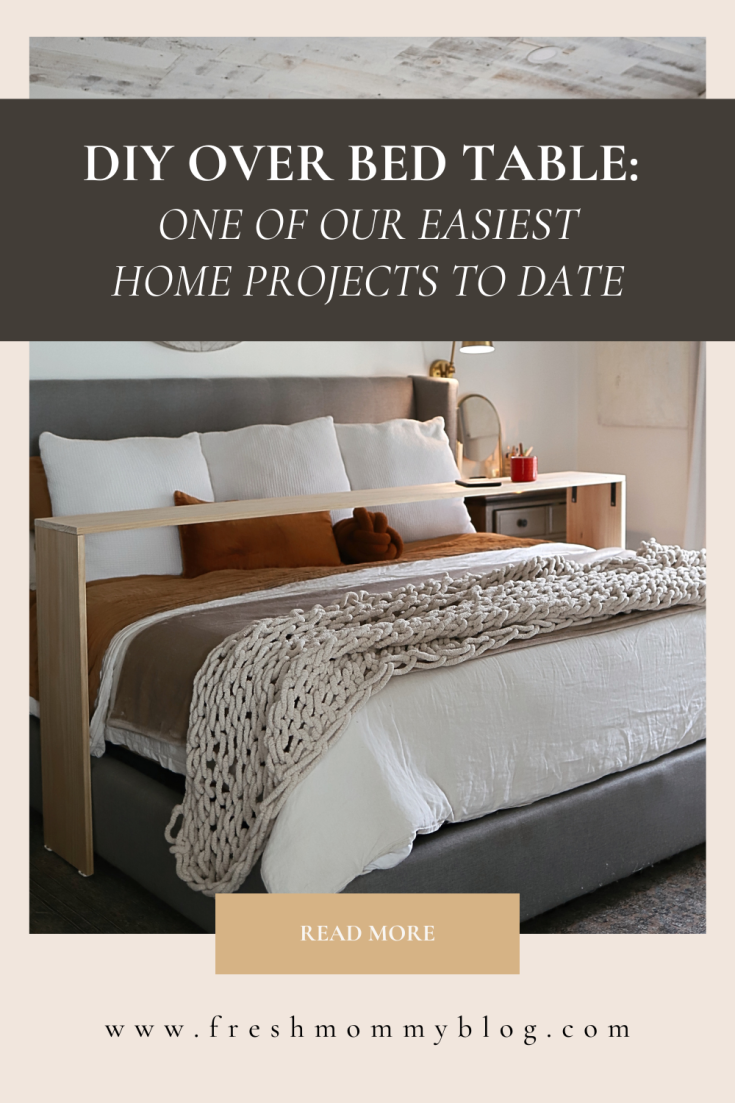 DIY Over Bed Table: Why I'm Never Getting Out of Bed Again! - Fresh ...