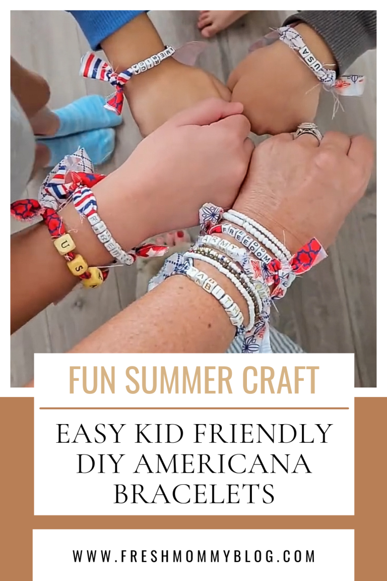 Easy DIY Americana Bracelets: The Perfect Summer Craft for Kids - Fresh ...