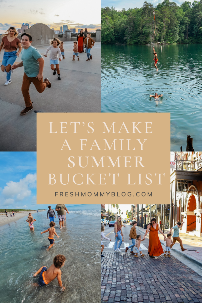 Start a Family Summer Bucket List (Let's Be Real About Our Goals ...
