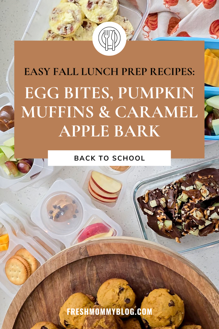 Easy Fall Lunch Prep Recipes: Egg Bites, Pumpkin Muffins & Caramel ...
